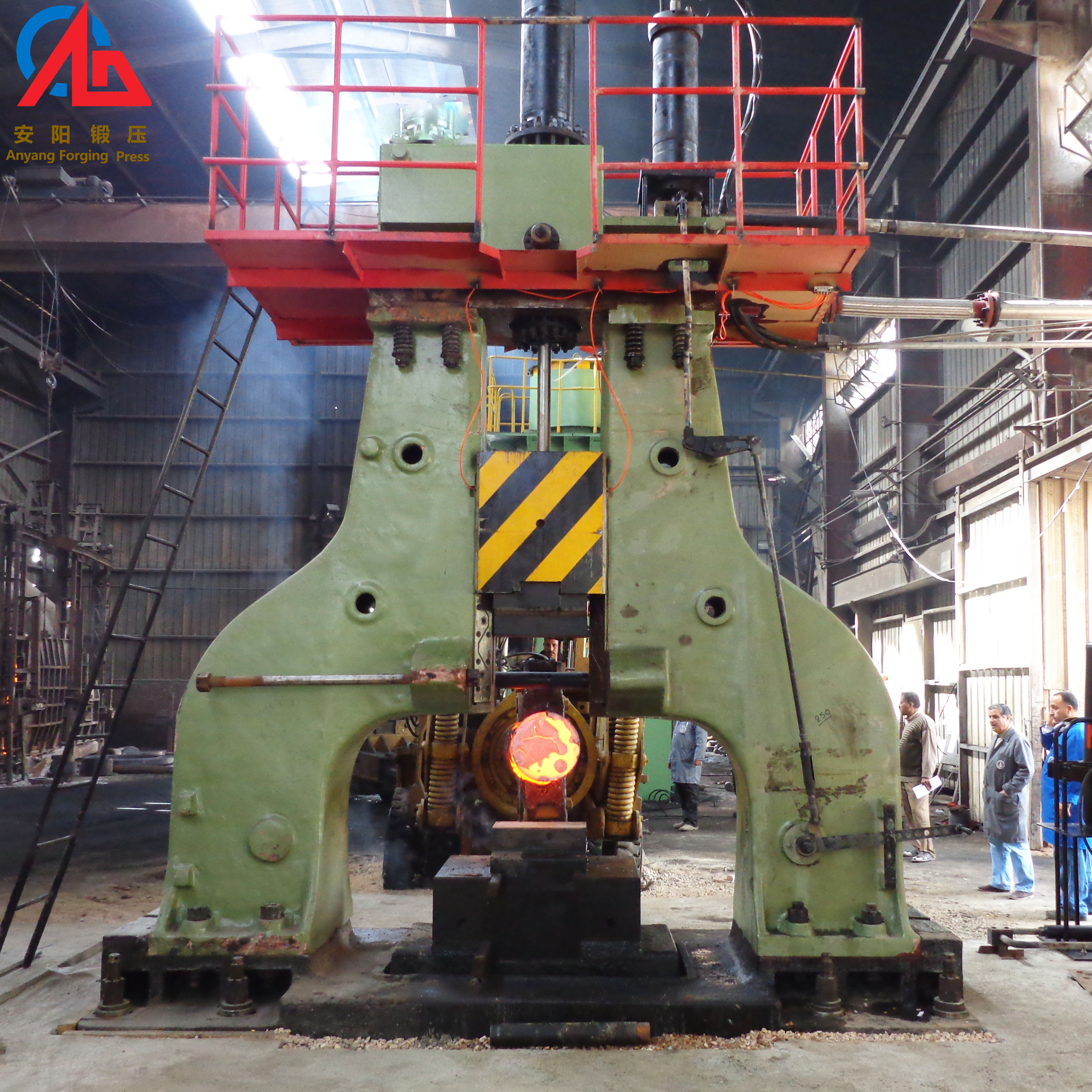 Railway axles forging process